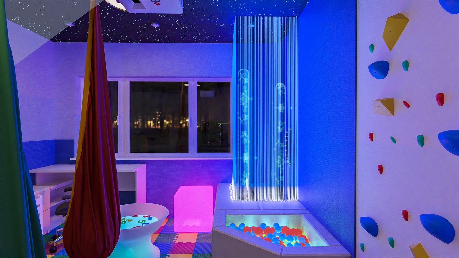 Sensorinių kambarių ir erdvių įrengimas | Ergoterapijos klinika