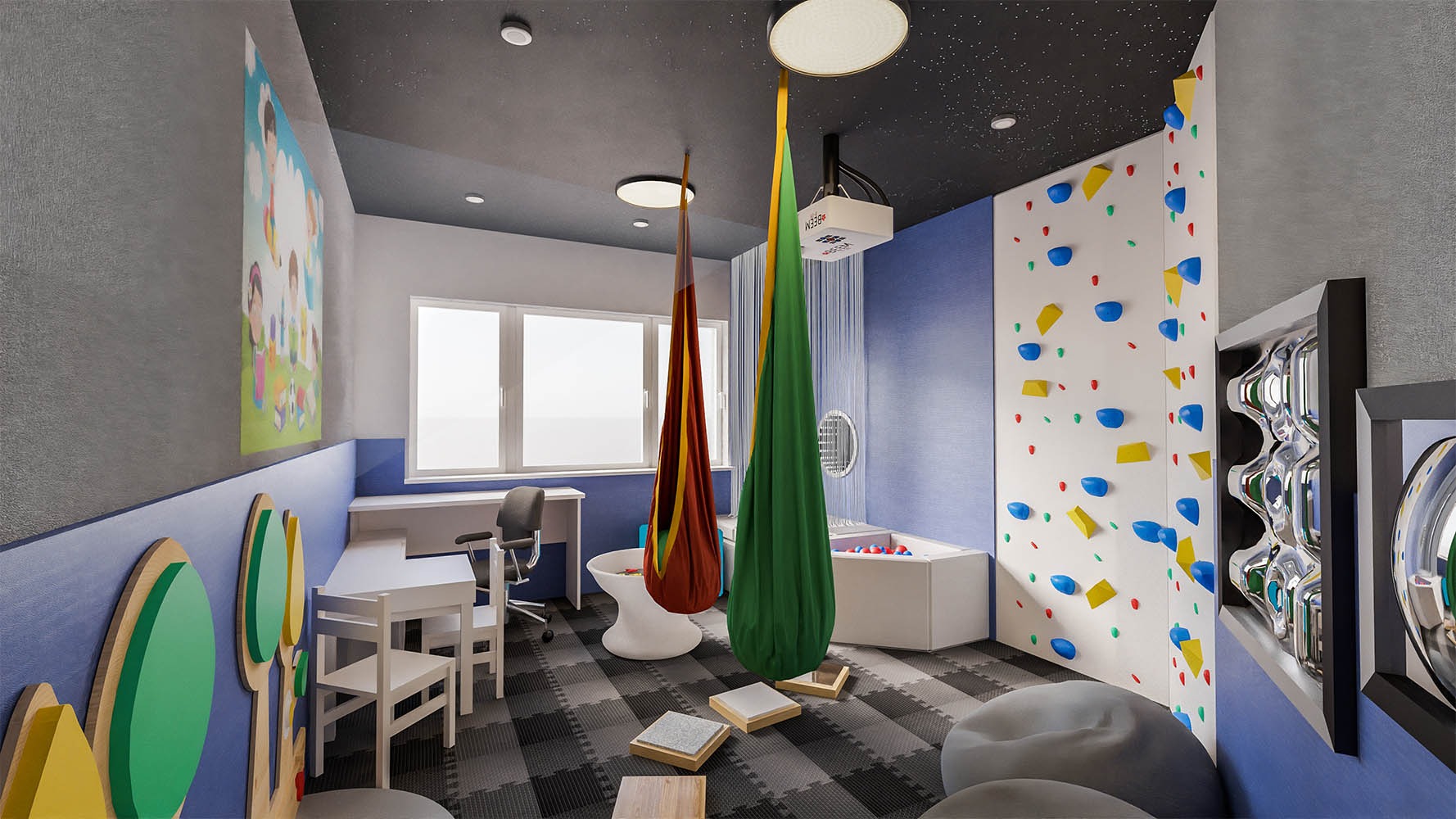 Sensorinių kambarių ir erdvių įrengimas | Ergoterapijos klinika