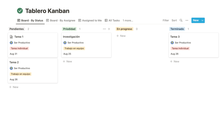 Cómo usar los Tableros Kanban en Notion (Incluye plantilla GRATIS) | Ser Productivo – Blog para ...