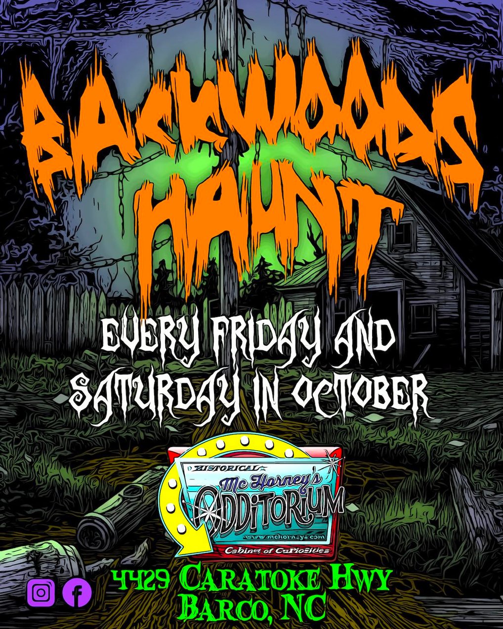 Scariest Haunted House In Currituck: Backwoods Haunt | BackWoods Haunt