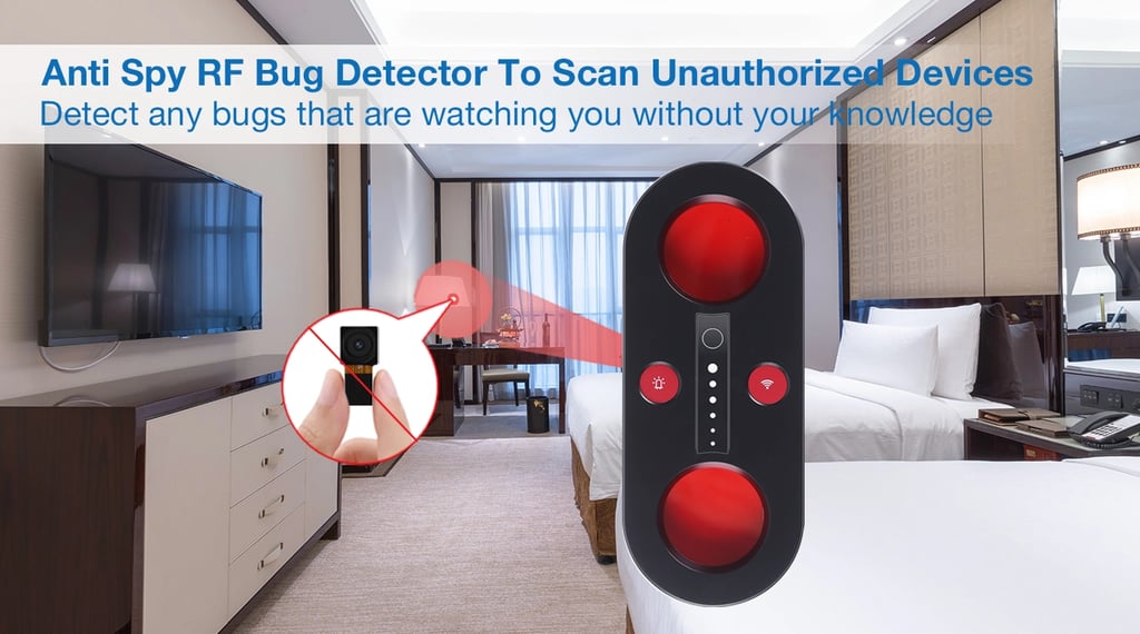 RF Hidden Camera Detector Bug Detector Anti Spy