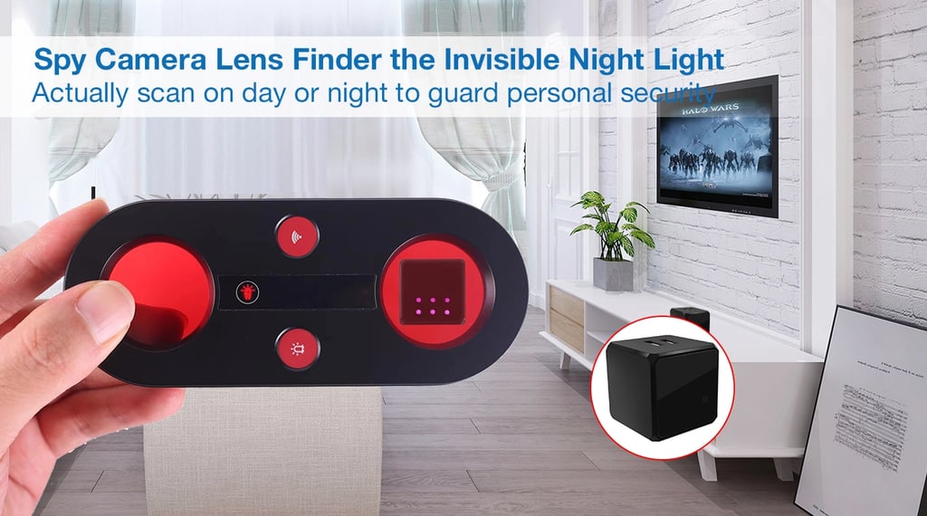 RF Hidden Camera Detector Bug Detector Anti Spy