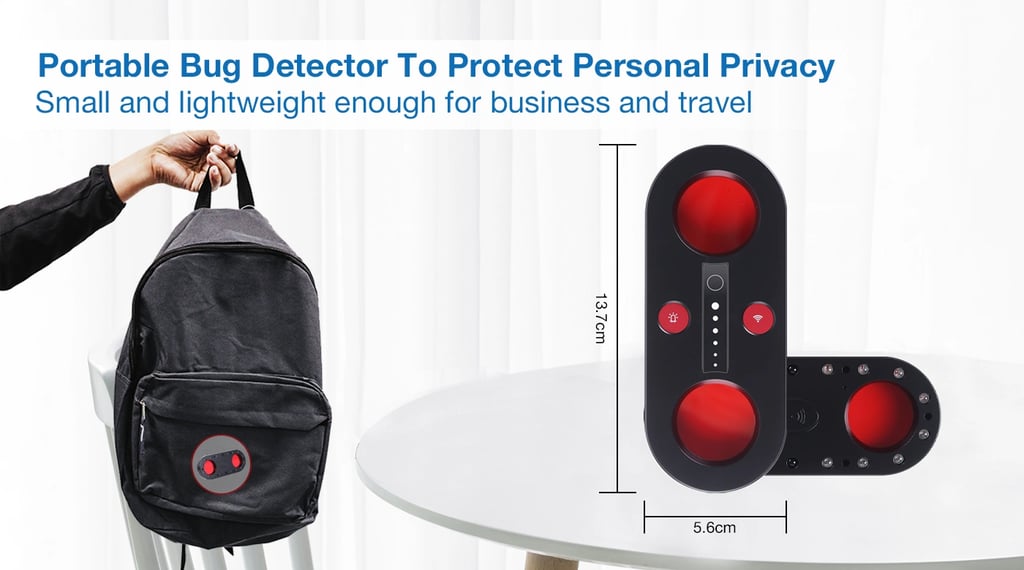 RF Hidden Camera Detector Bug Detector Anti Spy