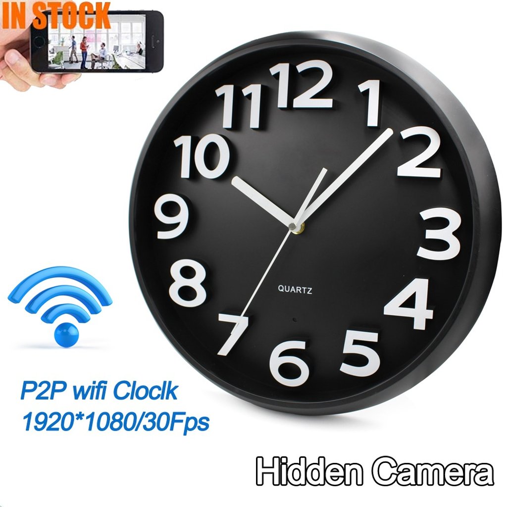 1080P Wall Clock Wifi Camera