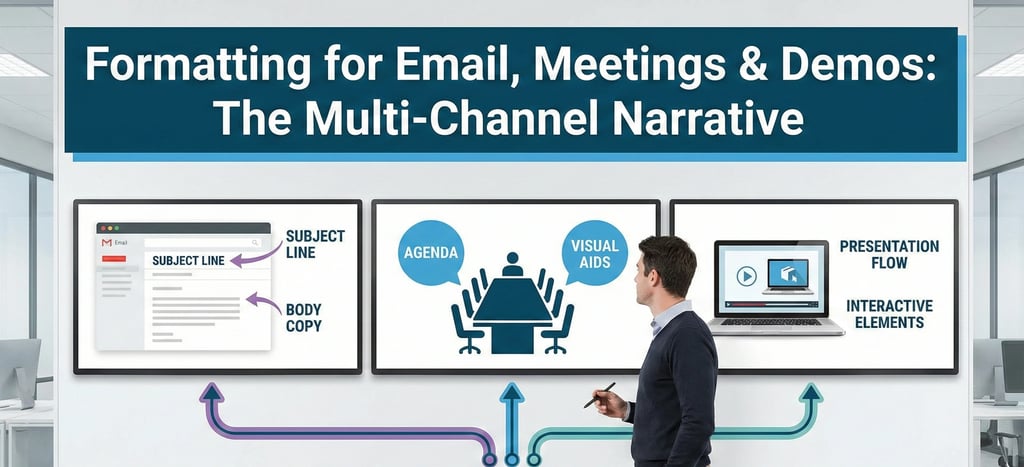 Formatting for Email, Meetings & Demos: The Multi-Channel Narrative ...