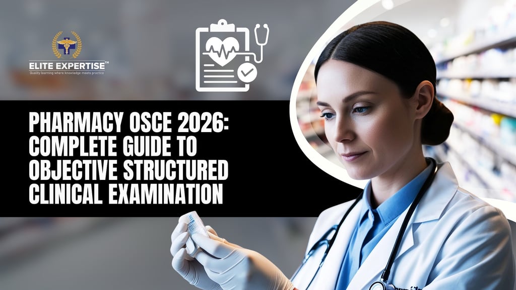 PEBC‌ Pharmacy⁠ OSCE 2026: Co‌mplete Guide to Object ive St‍r uctured C ...