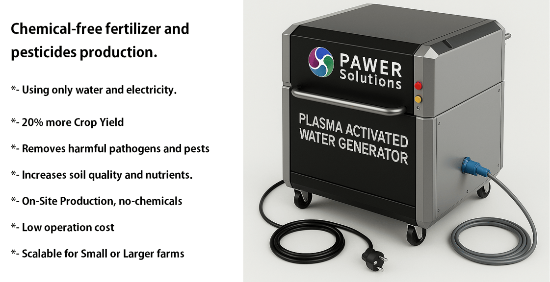 Bio Agriculture with Plasma-Activated Water Generators | PAWER Solutions