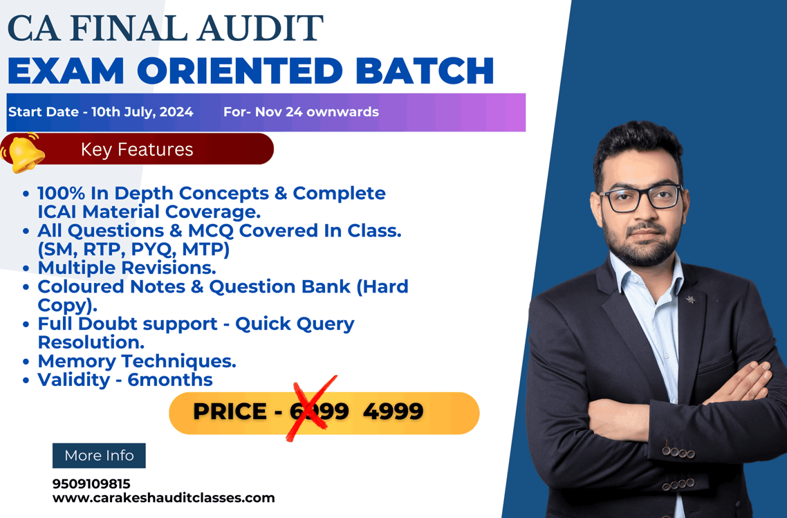 CA Rakesh Audit Classes | CA Rakesh Audit Classes