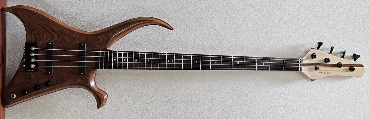Handcrafted Electric Basses Made from Exotic Wood | Miller Basses