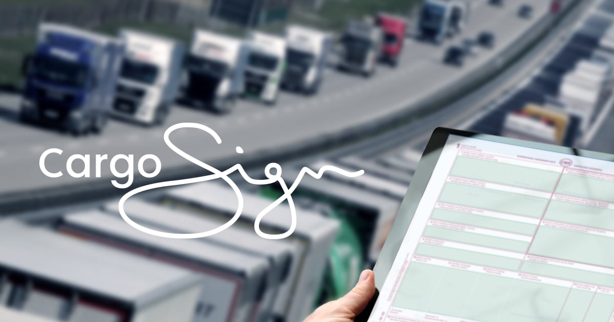 Cargo Sign eCMR solution | Cargo Sign