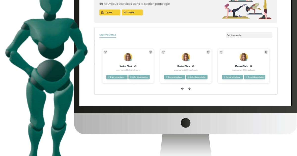 Exercices pdf kiné - GRATUIT pour vous et vos patients