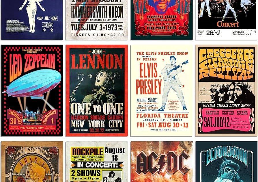 **"10 Rare Vintage Band Posters That Could Be Worth a Fortune"** | West ...