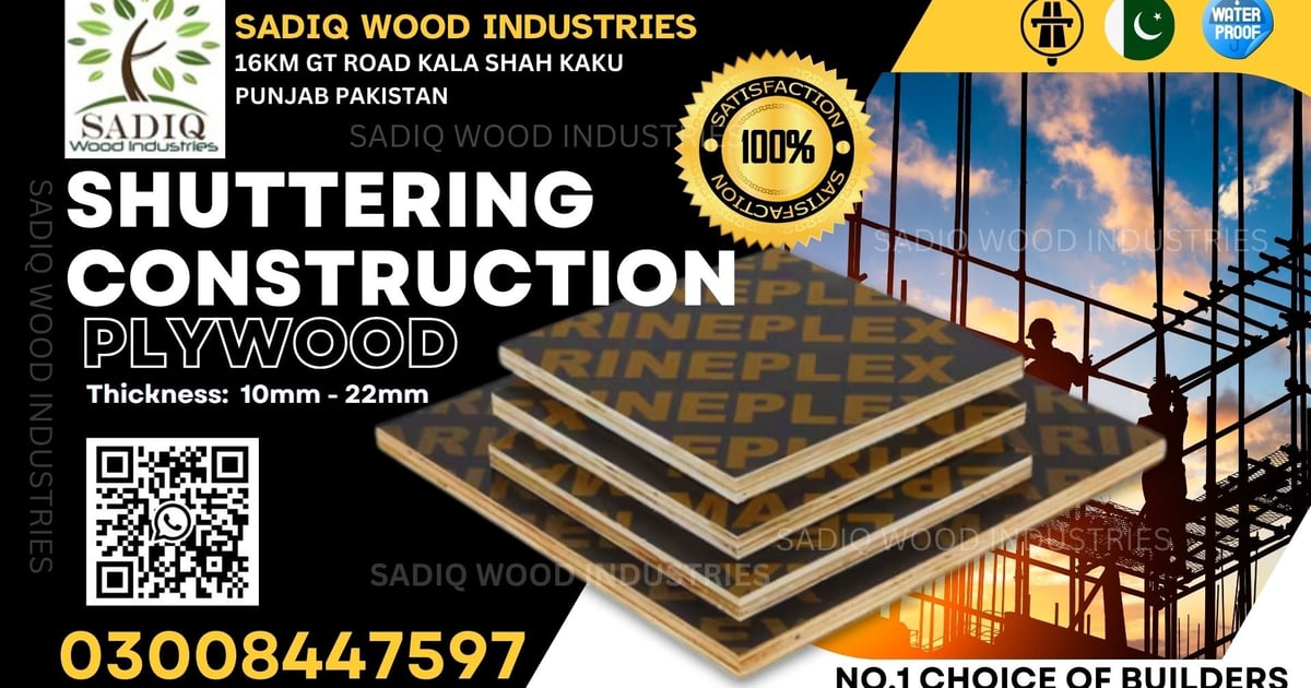 Premier Plywood Manufacturer in Pakistan | Sadiq Wood industries