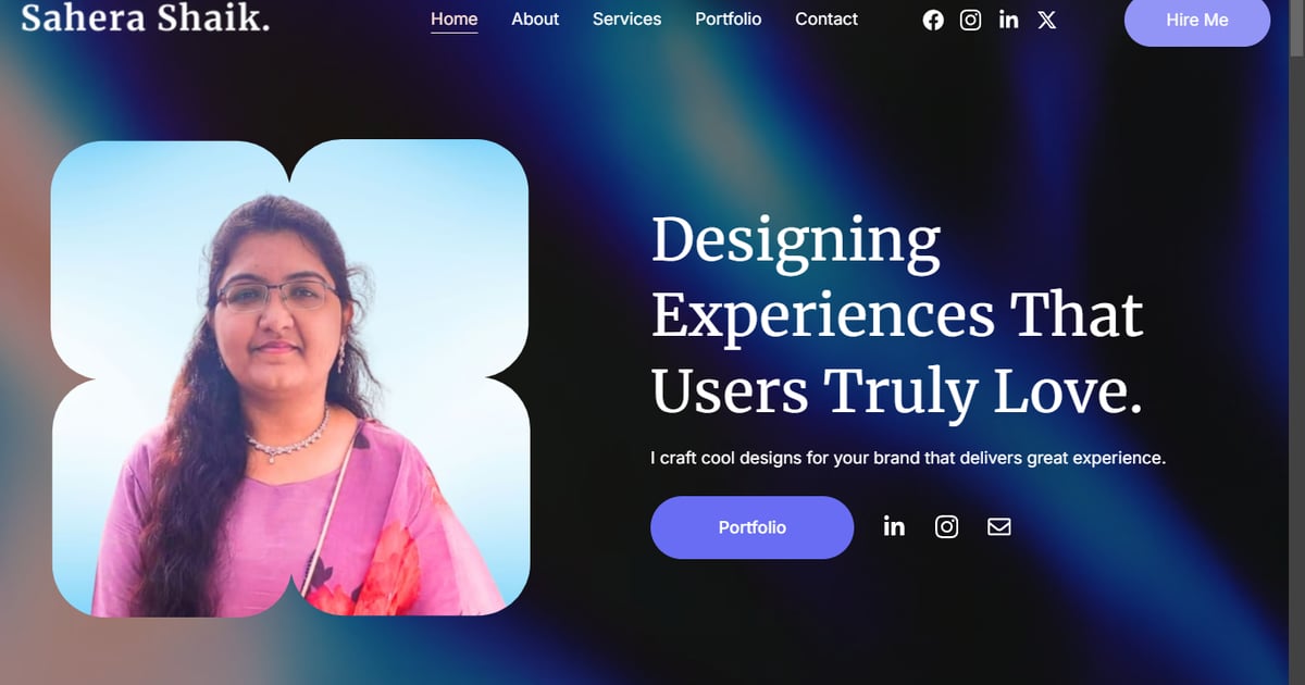 Sahera Shaik Portfolio | Sahera Shaik