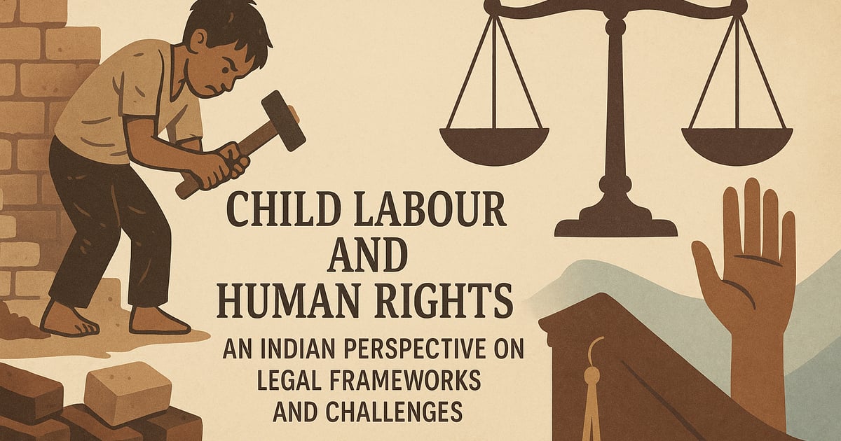 Child Labour & Human Rights: An Indian Perspective On Legal Frameworks ...
