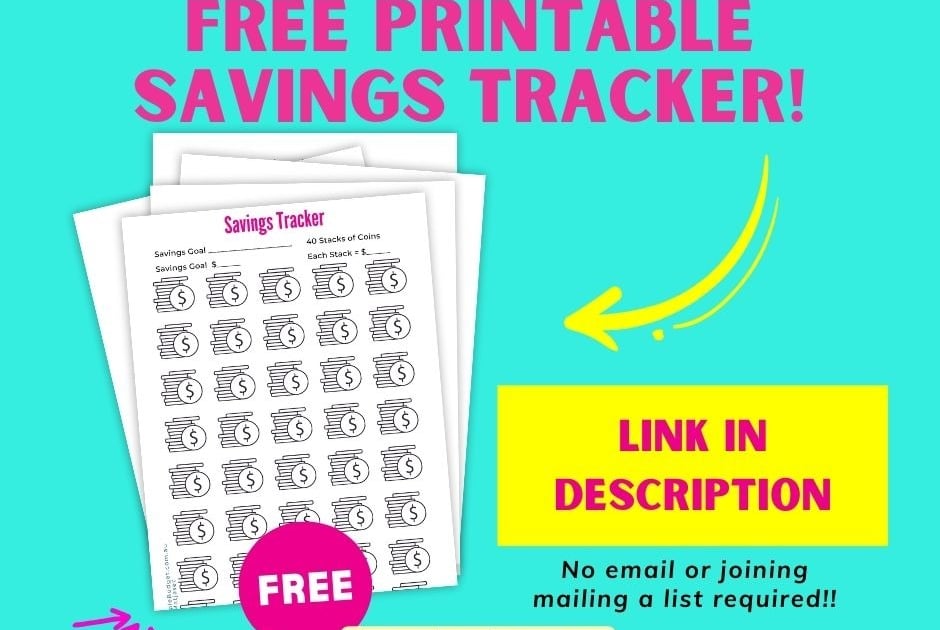 The Benefits of Using a Printable Savings Tracker | The Simple Budget ...