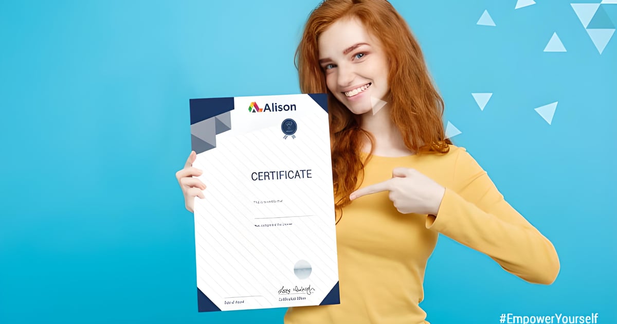 Get an Alison Certificate Gloabally Recognized by CPD Delivered To Your ...