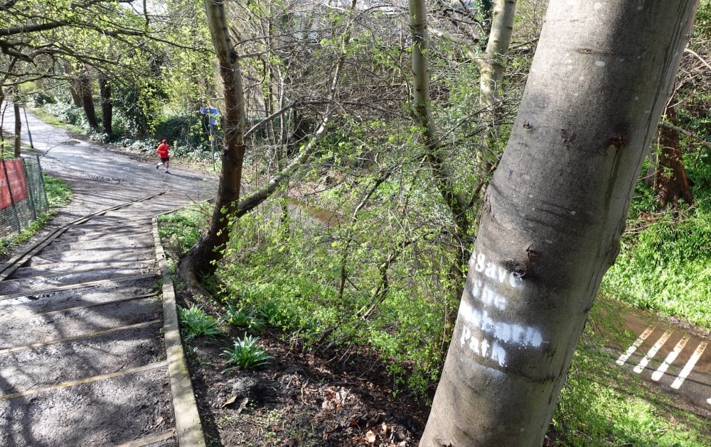 Trams on Roseburn Path | Murrayfield Community Council