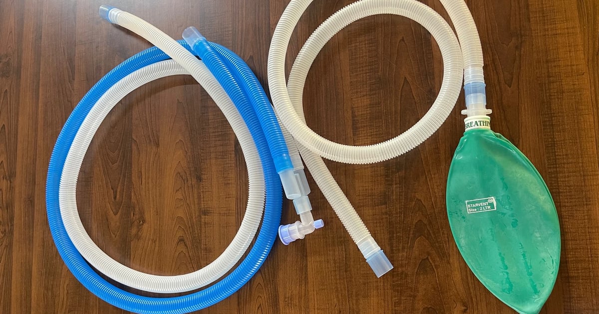 Anaesthesia Circuit with Three Limb with Rebreathing Bag