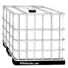 Build IBC Tote Rainwater Collection System | WillsGarden.com