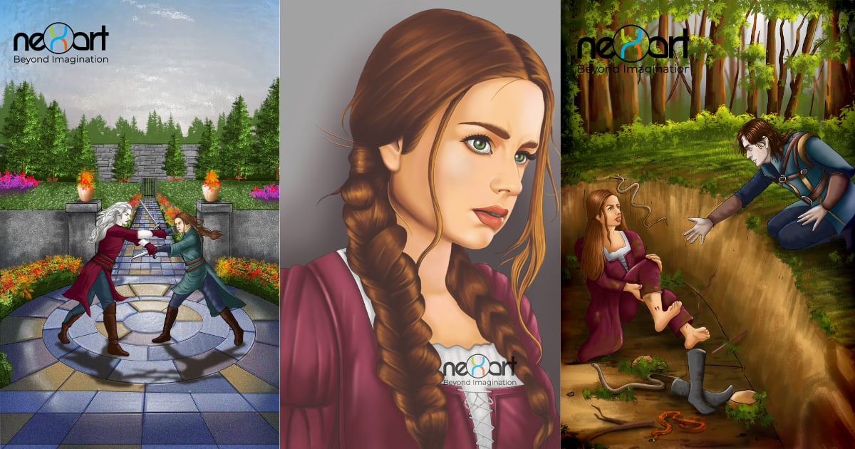 Custom Character Design & Book Cover Art | Nexart | NexArt