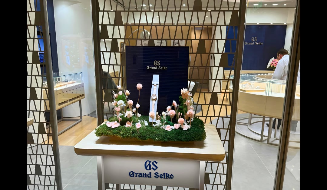 Grand Seiko Luxury Watch Brand May 2024 Window Animation | Floral Story Int