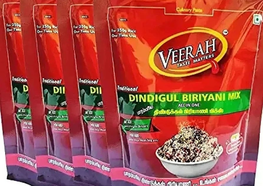 Traditional Authentic Dindigul Biryani Mix at Veerah Foods | VEERAH FOODS