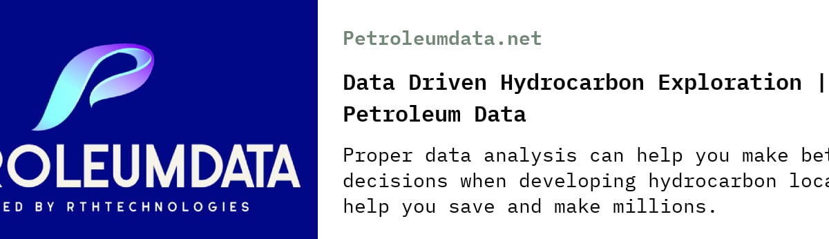 About Petroleumdata and RTHTechnologies | Petroleum Data