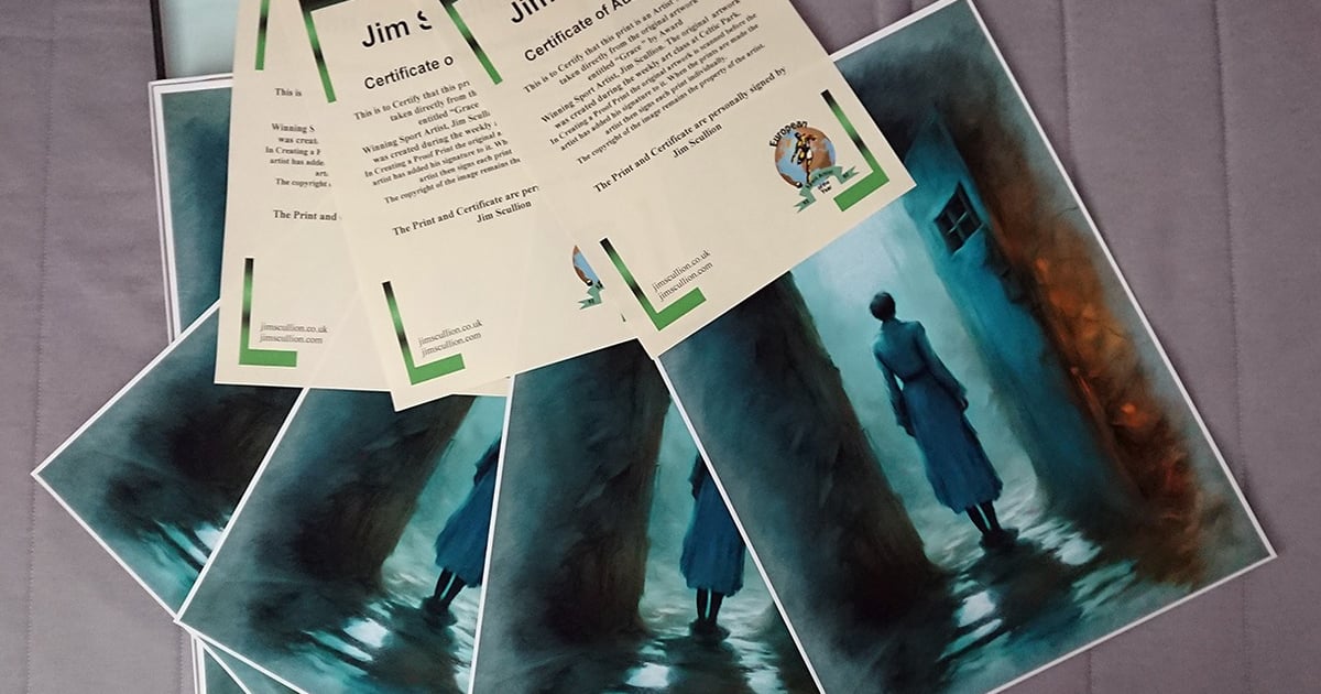 Grace Prints Now Available | Jim Scullion Artist Illustrator Sport ...