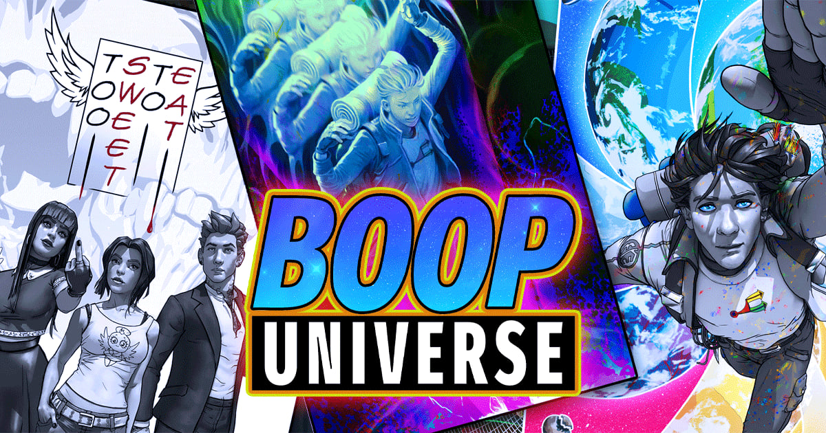 "BOOP Comics: Unique Indie Comic Books with Dark Humor & Cosmic ...