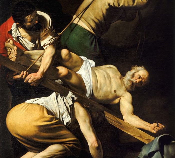 A CRUCIFICAÇÃO DE SÃO PEDRO - CARAVAGGIO | Instituto Dei Verbum