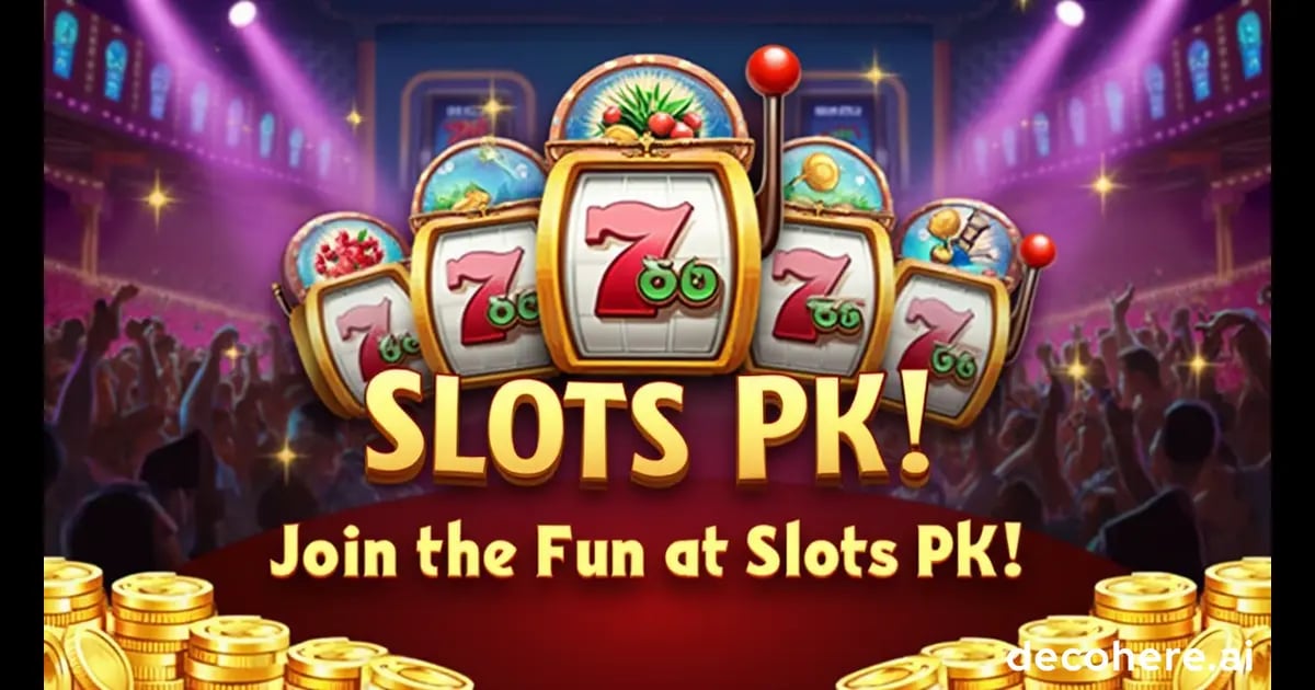 Login Slots PK : Get Free Spin Now