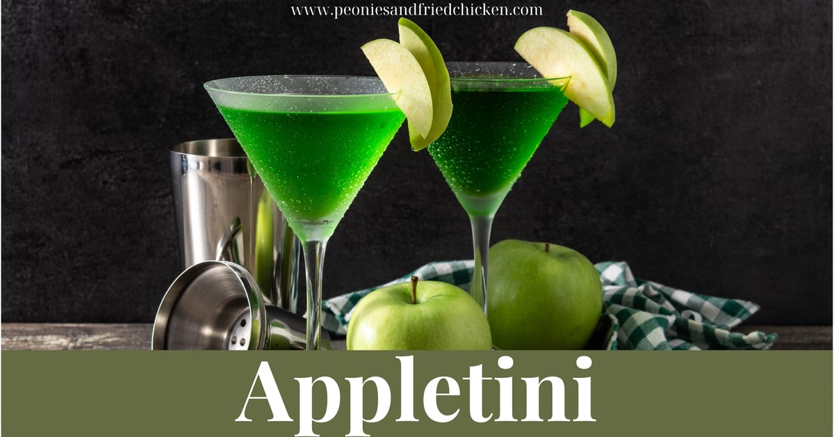 Appletini | Peonies and Fried Chicken