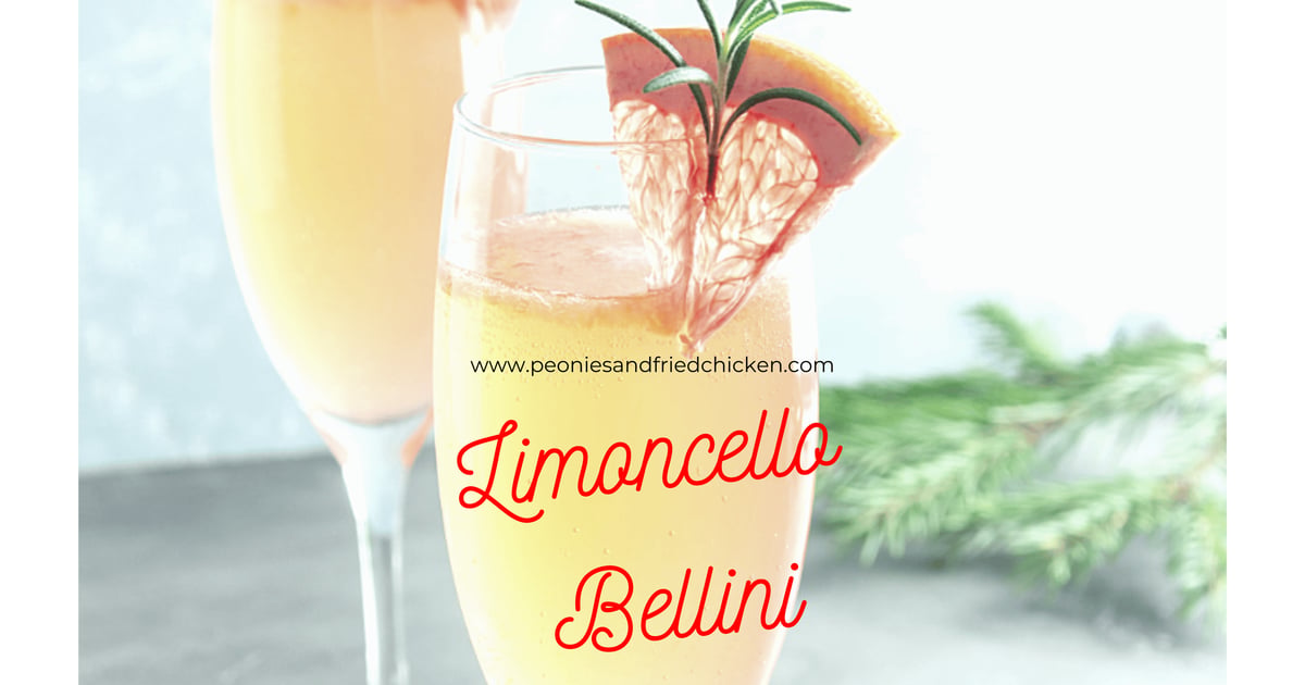 Limoncello Bellini | Peonies and Fried Chicken