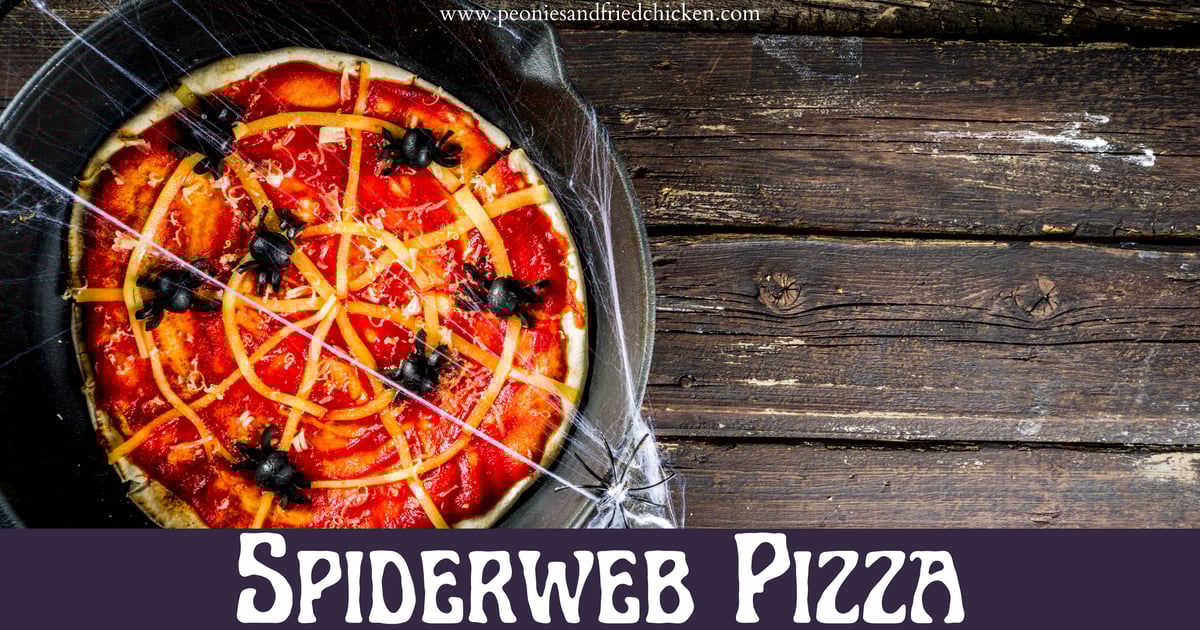 Spiderweb Pizza | Peonies and Fried Chicken