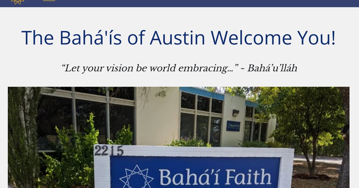 Current Events and Updates from Bahá'ís of Austin, Texas | Welcome to ...