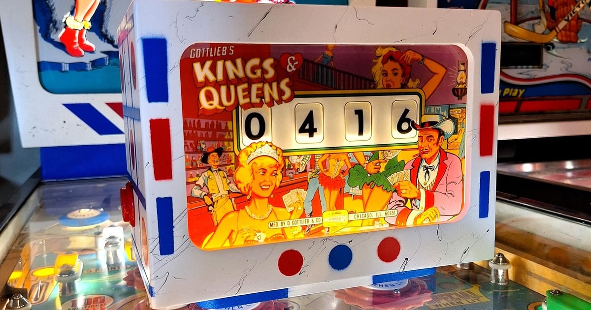 Vintage Pinball Clocks for Home & Office Decor | Ayscrim Studios ...