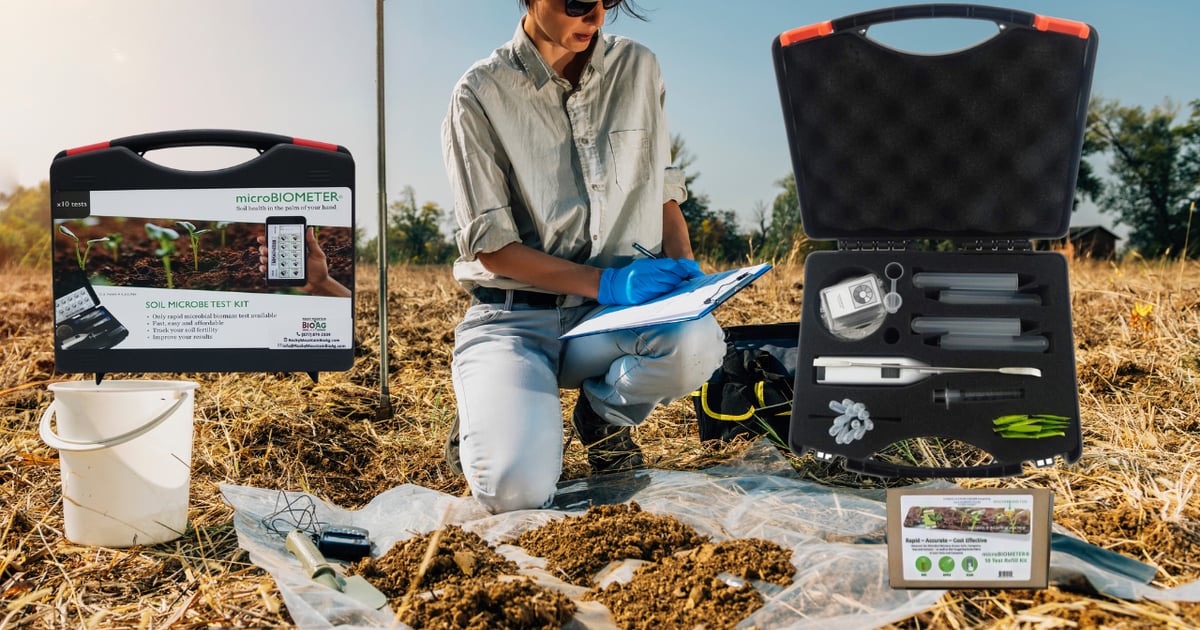 Get Soil Health Results with microBIOMETER | Measure Microbe Biomass | MicroBIOMETER