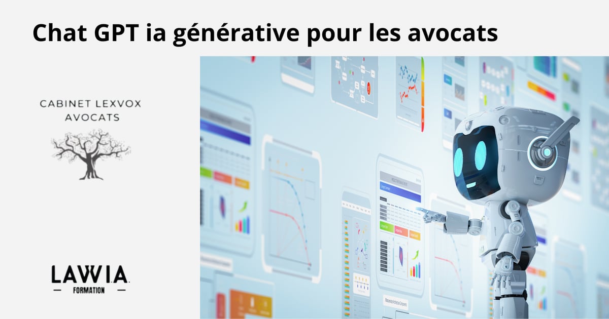 Chat GPT ia générative pour les avocats | LAW IA formation CHATGPT avocat