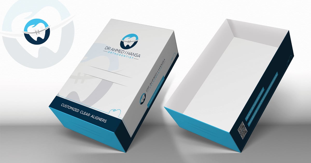 New aligner boxes - Dr Hansa Orthodontics