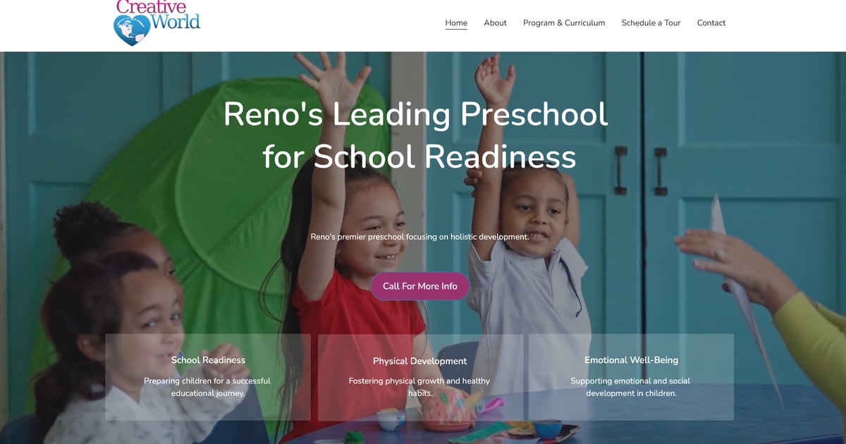 Preschool Programs in Reno | Creative World Children's Academy
