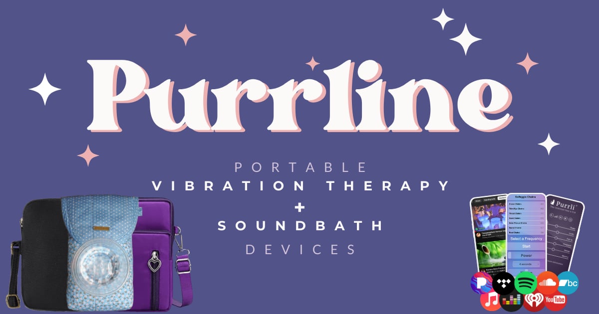 Calming Vibrations with PurrPaw™ a portable Vibration Therapy device ...