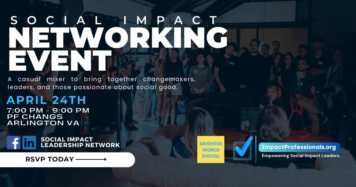 Social Impact Professionals Networking Event – April 2025 | ImpactProfessionals