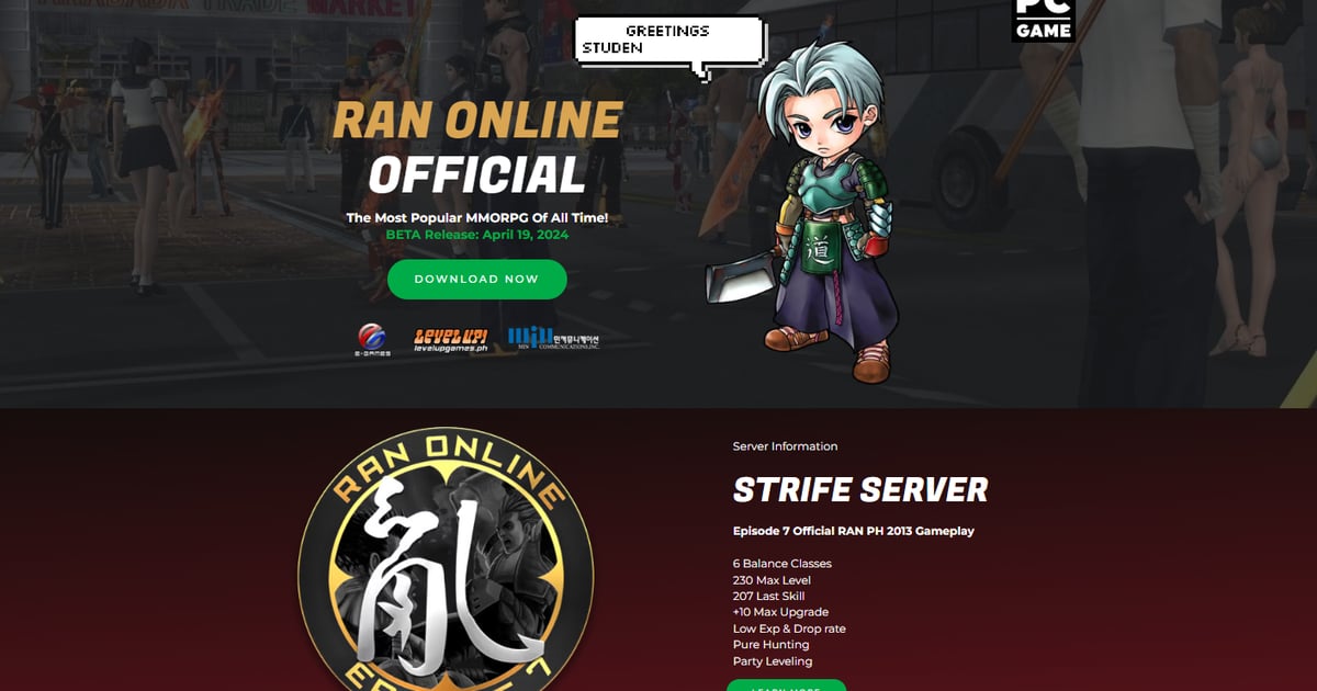 RAN Online Official - MMORPG with Unique School-Based Combat System ...