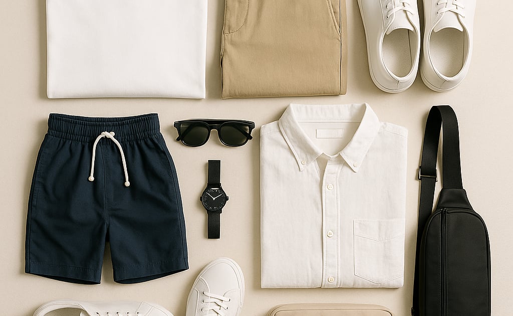 What to Pack for a Summer Trip: Men’s Minimalist Packing List (2025 ...