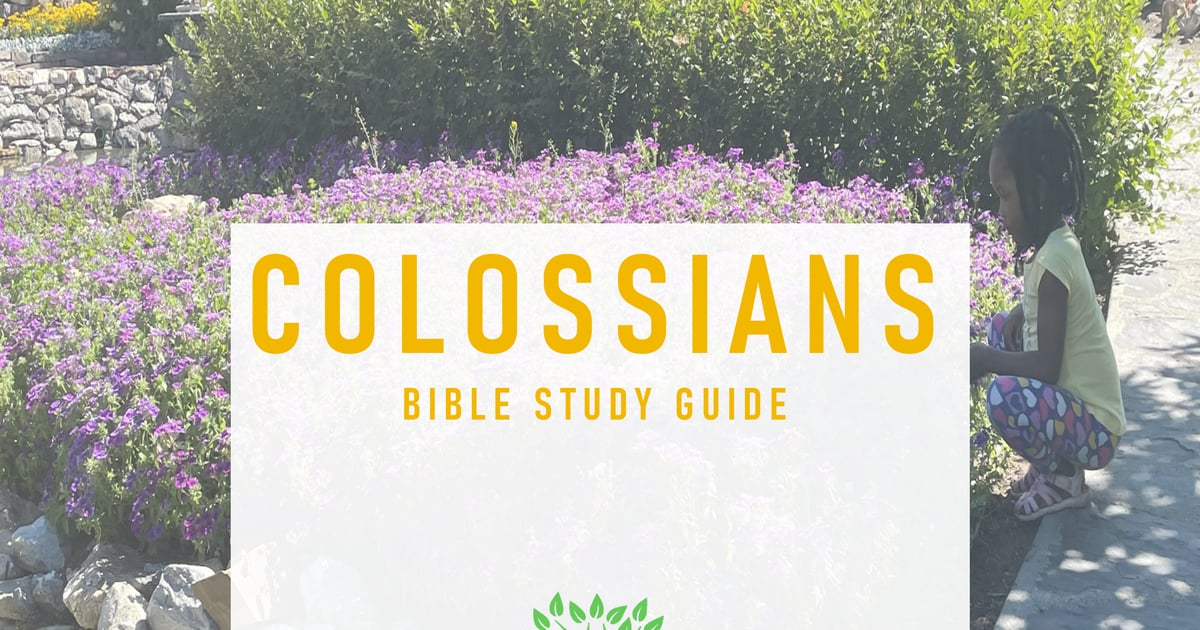 Colossians Bible Study