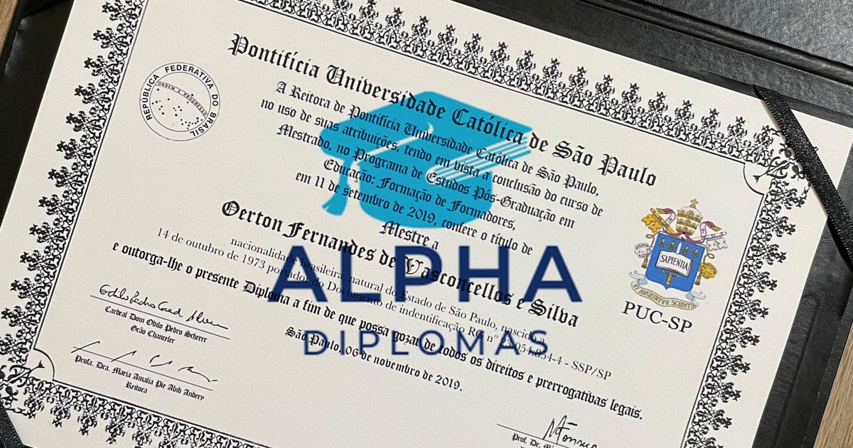 Diplomas de Faculdade Reconhecidos pelo MEC Online | Alpha Diplomas