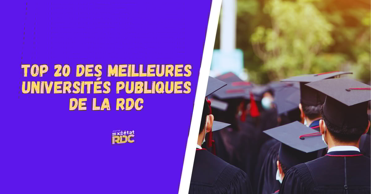 Top 20 des Meilleures Universités Publiques de la RDC en 2025 | Résultat Exetat 2025