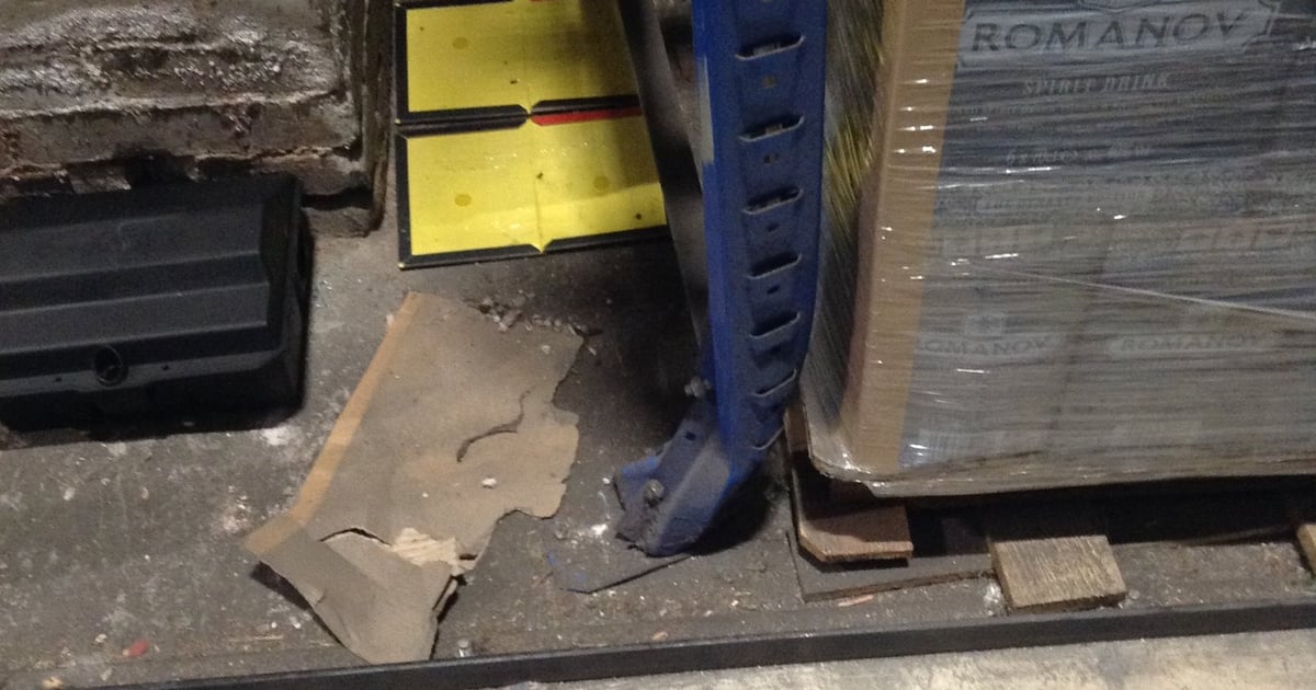 Pallet Racking Damage Types | Warehouse Racking Damage | A-Z Rack ... Pallet Racking Damage Types | Warehouse Racking Damage | A-Z Rack ...