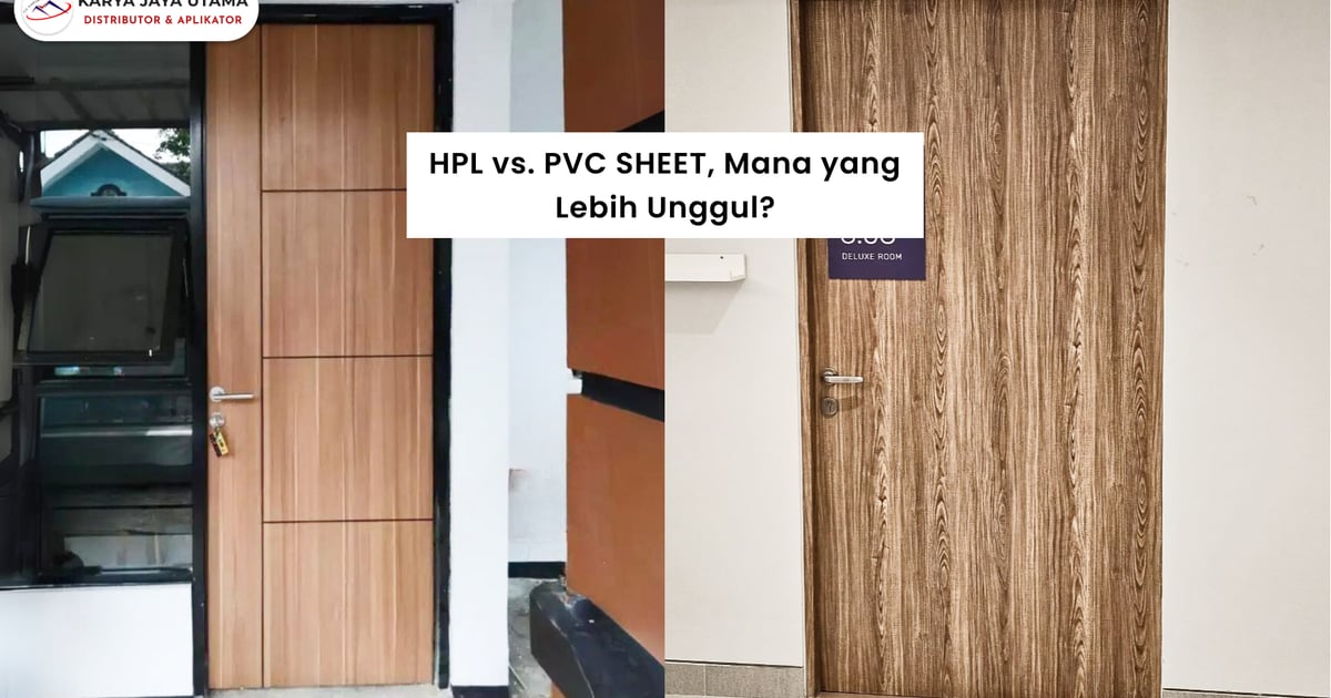 HPL vs PVC Sheet, Mana yang Lebih Unggul? | Pintu Engineering
